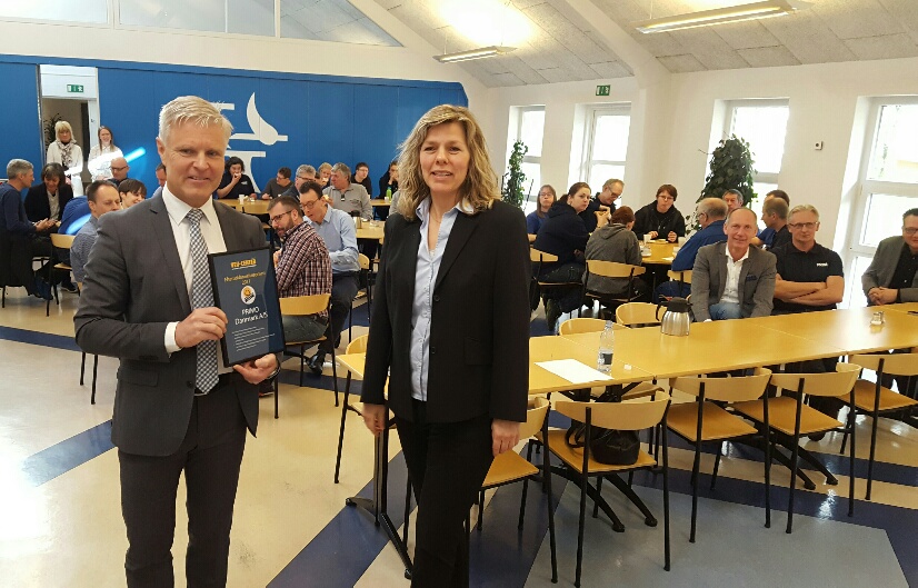 Indslag: Primo i Tistrup modtog i dag efteruddannelses-prisen