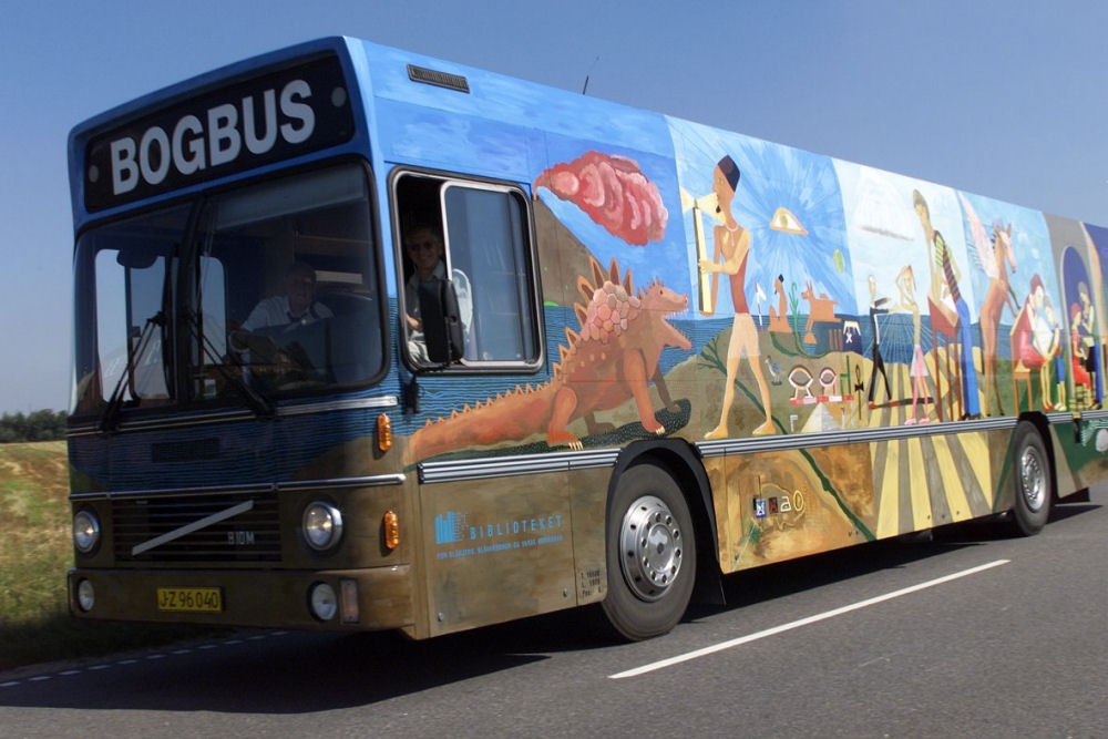 Konkurrencer i Bogbussen med rigtig flotte præmier.